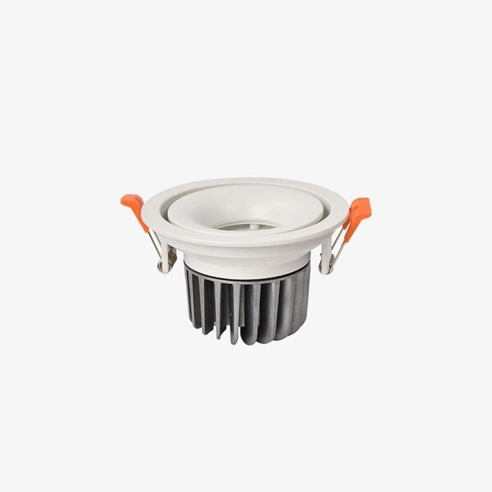 SANBDDLYY European Ceiling Spotlight High Brightness Led Spotlight Creative Ceiling Lights White Aluminum Fashion Recessed Downlight Floodlight Embedded Integrated Restaurant Clothing Store Lighting