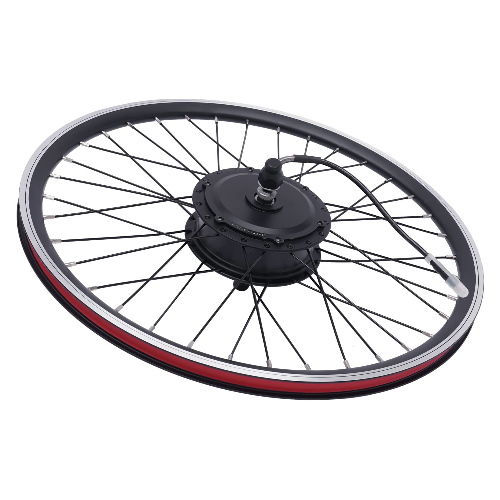 DCEHKR E-Bike Conversion Kits 36V Electric Bike Front Hub Conversion Kit with Brushless Gear Motor 500W Electric Bicycle Conversion Kits Suitable for 24-inch Front Wheel E-Bike