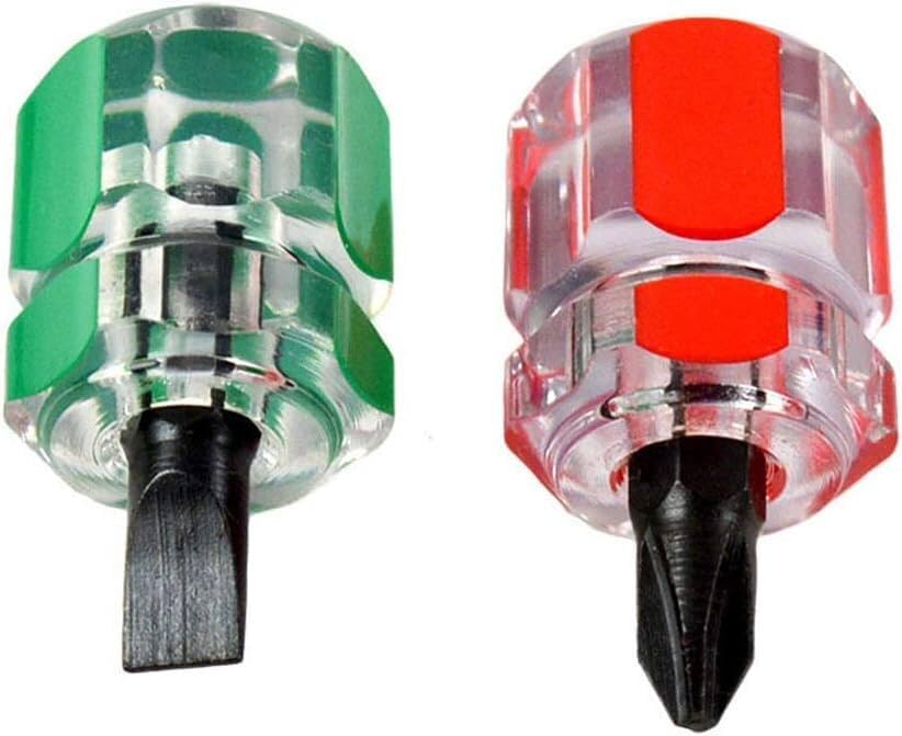 2 PCS Screwdriver Set Stubby Slotted Screwdriver Set