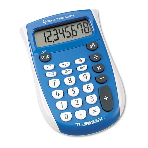 Texas Instruments TI-503 SV 503SV/FBL/2L1 Standard Function Calculator (12 Pack)