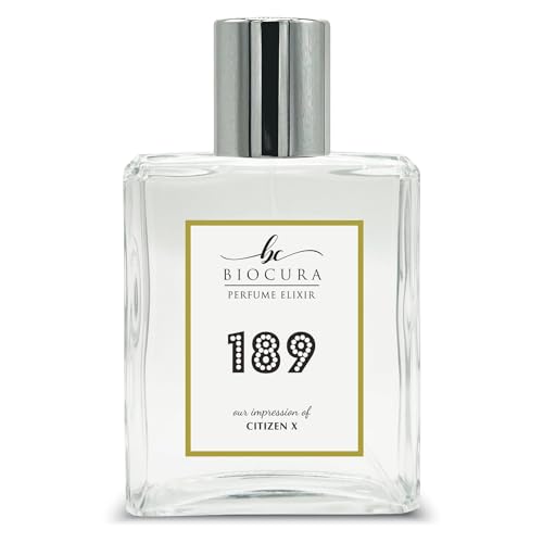 BIOCURA BC Perfume 189 Inspired by Citizen X For Women & Men Replica Fragrance Dupes Eau de Parfum Spray Bottle 3.4 Fl Oz/100ml-X1