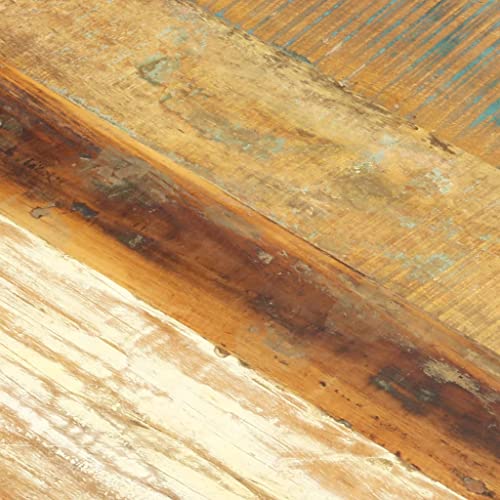 WHOPBXGAD Dining Table,Industrial Restaurant Counter, Wooden bar Table for Living Room, Dining Room, Bistro Table,47.2"x23.6"x29.9" Solid Reclaimed Wood