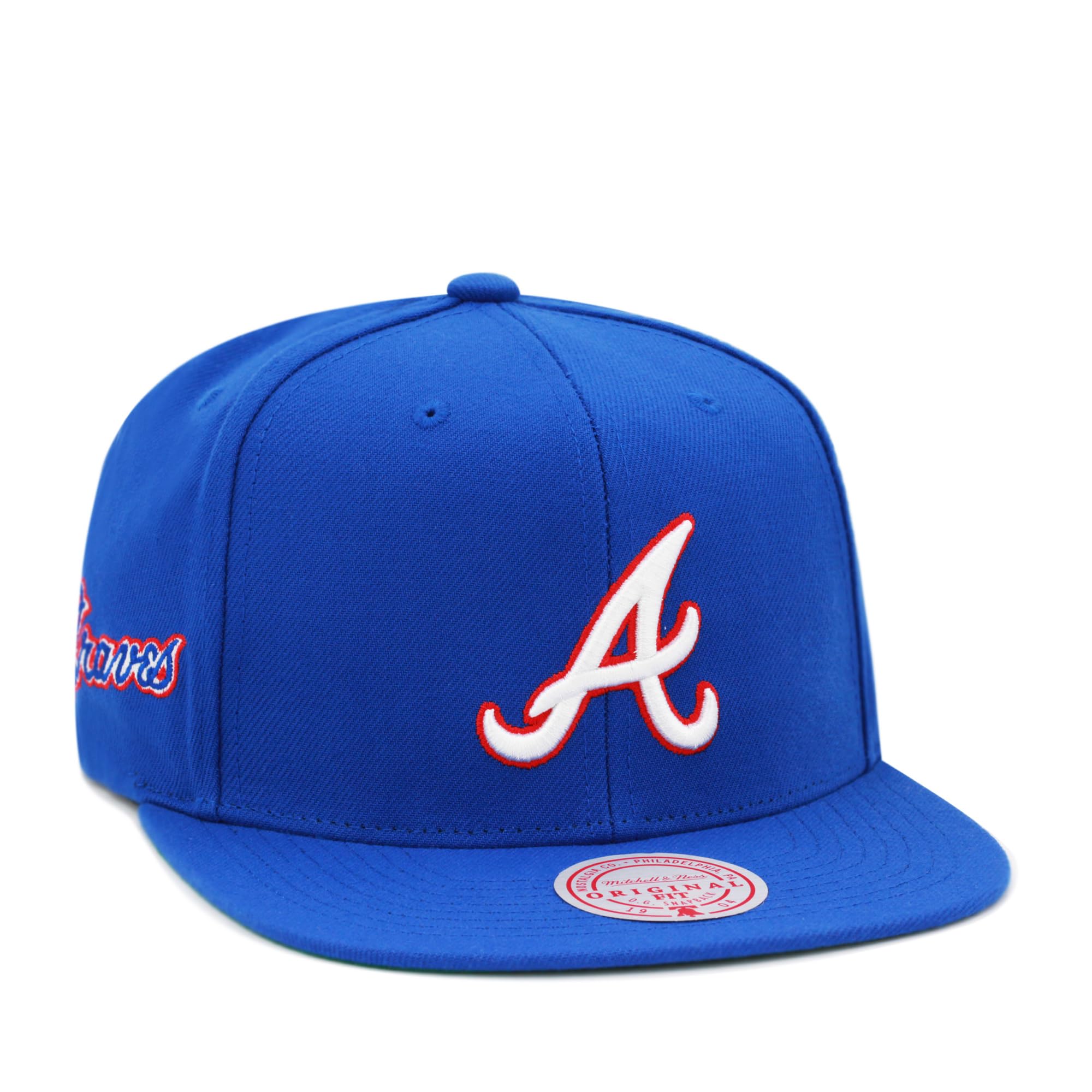 Mitchell & Ness Atlanta Braves Cooperstown MLB Evergreen Snapback Hat Cap - Royal