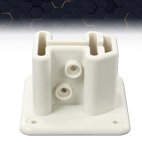 PIT66 2Pcs Heavy Duty Resin in-Pool Above Ground Swimming Pool Ladder Compatible with Ladder Flange 832414