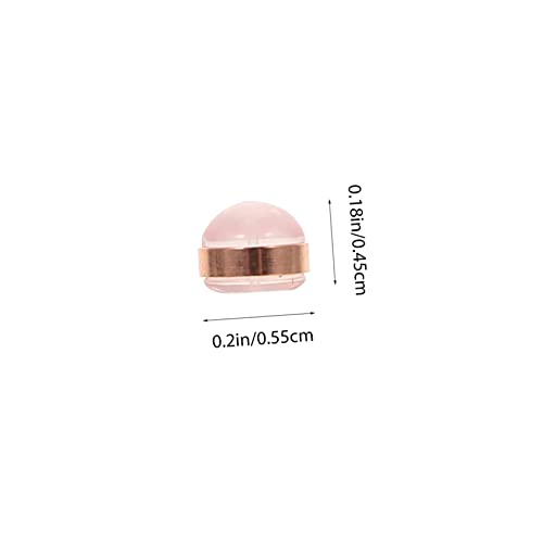 VILLCASE 90 pcs Hamburger earplugs Clear Earrings Secure Earring Backs Earrings Back Clip Safety Earring Backs Jewelry Earring Stoppers Ear Plugs Silicone Jacket Perforation Silica Gel