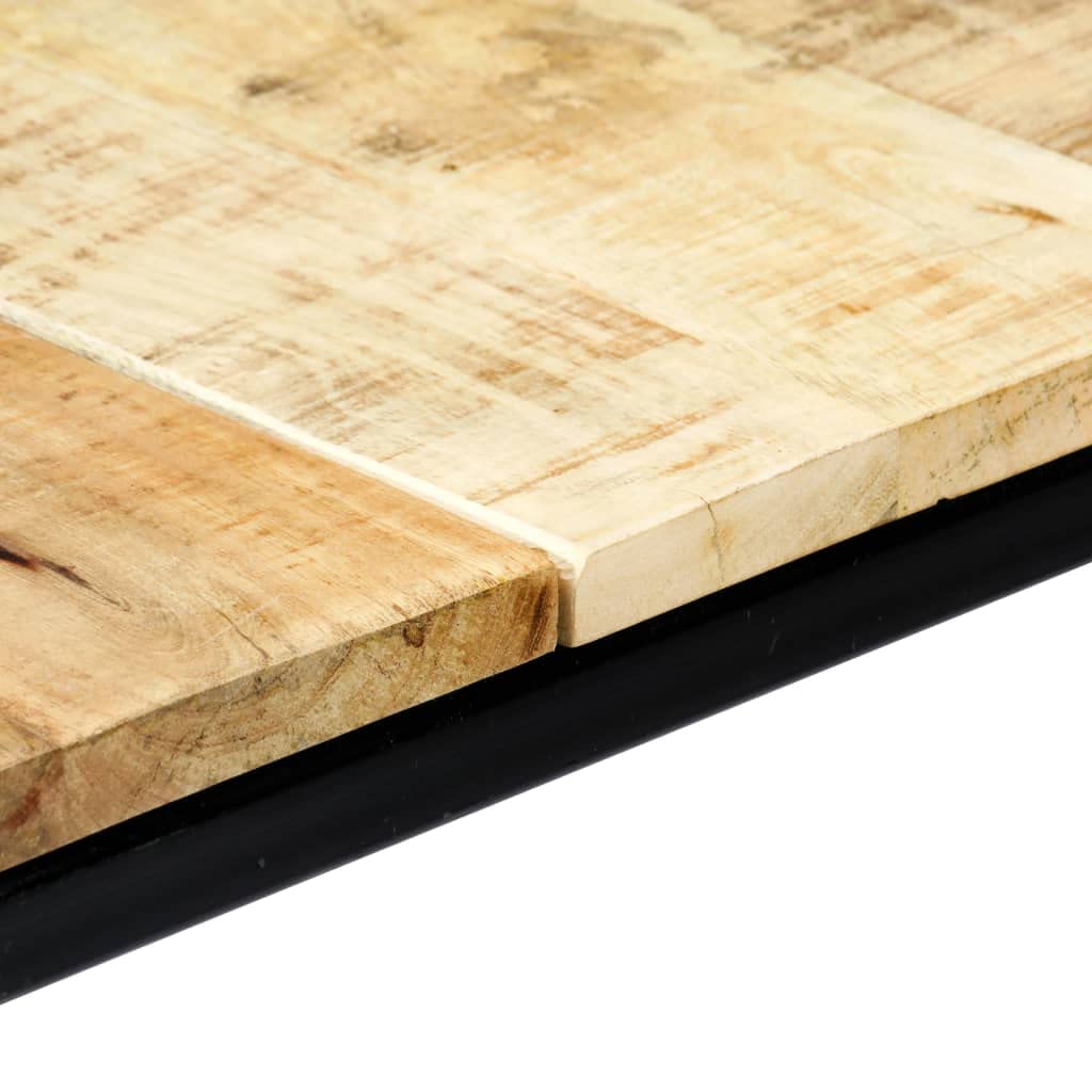 AJSEOYBS Large Dining Table,Industrial Rustic Kitchen Dining Room Table, Dinner Table for Kitchen, Living Room,Dining Table 55.1"x27.6"x29.5" Solid Rough Mango Wood