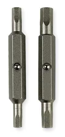 2 Piece Screwdriver Bit Set, 1/4"