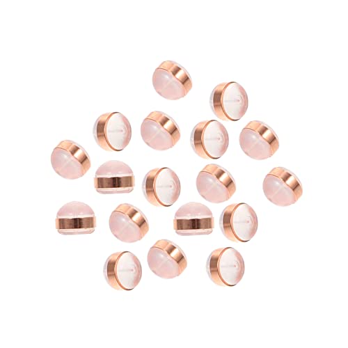 VILLCASE 90 pcs Hamburger earplugs Clear Earrings Secure Earring Backs Earrings Back Clip Safety Earring Backs Jewelry Earring Stoppers Ear Plugs Silicone Jacket Perforation Silica Gel