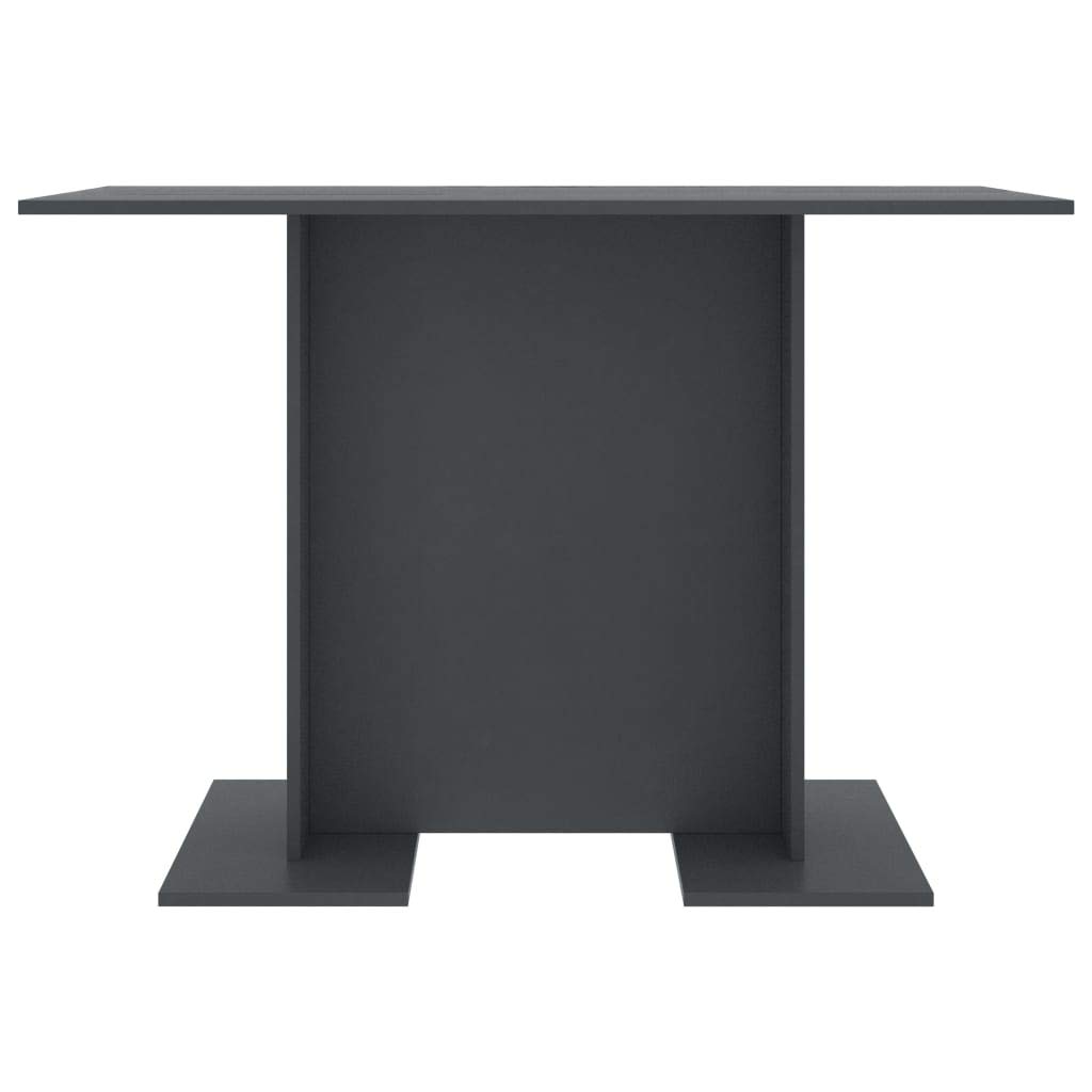 Modern Dining Table,Kitchen Table,Dinner Table Dining Room Home Furniture,Dining Table Gray 43.3"x23.6"x29.5" Engineered Wood
