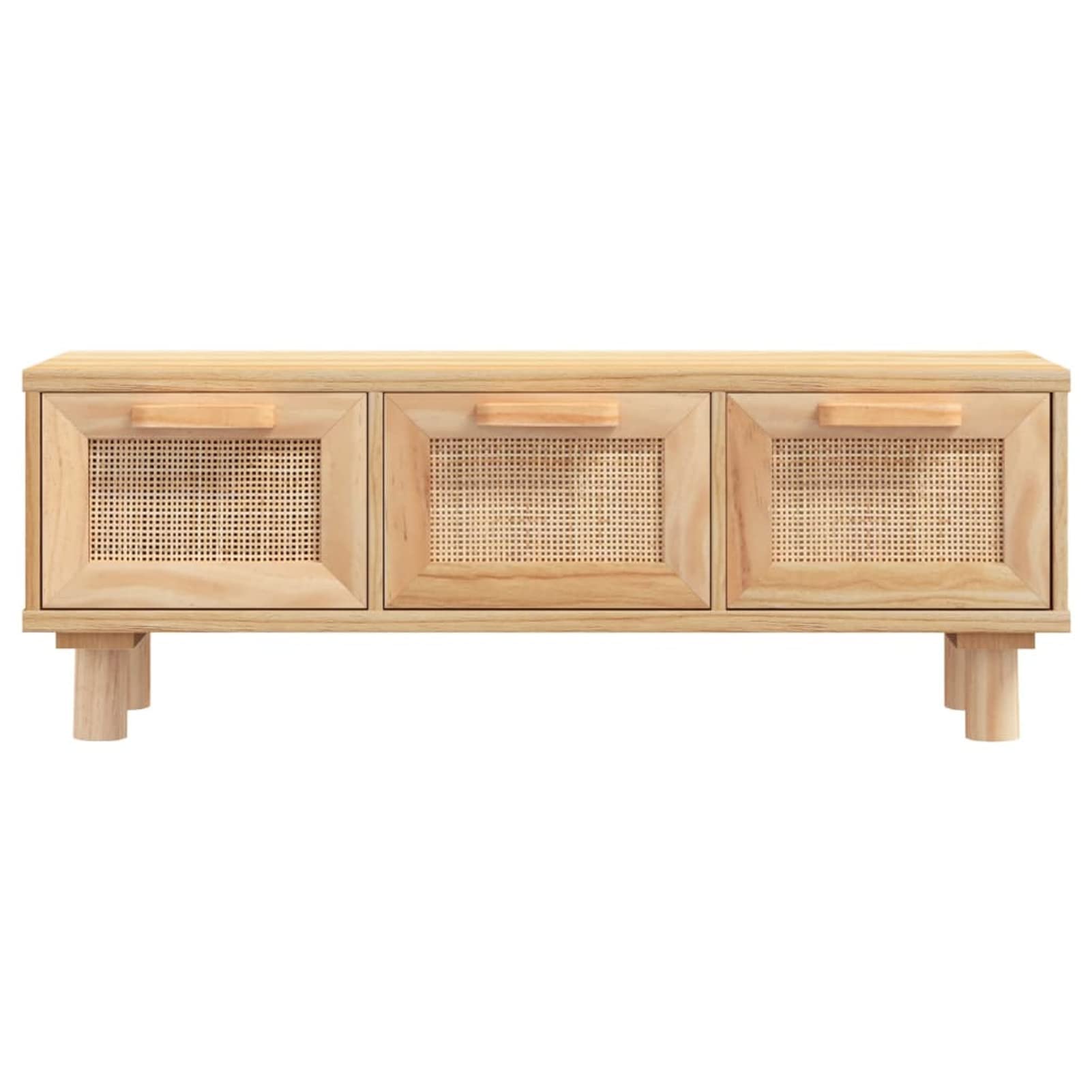 Tidyard Coffee Table with 3 Storage Drawers, Engineered Wood Sofa Side Table, Wooden Couch End Table for Living Room Home Furniture 31.5 x 15.7 x 11.8 in Brown Small Space