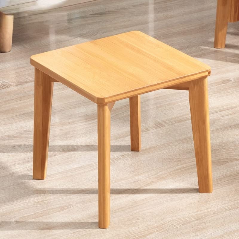 Multipurpose Stool Household Kitchen Stool Multifunctional Thickened Bamboo Stool Dining Chairs Low Stools for Dorm Living Room Bedroom Creative Stool