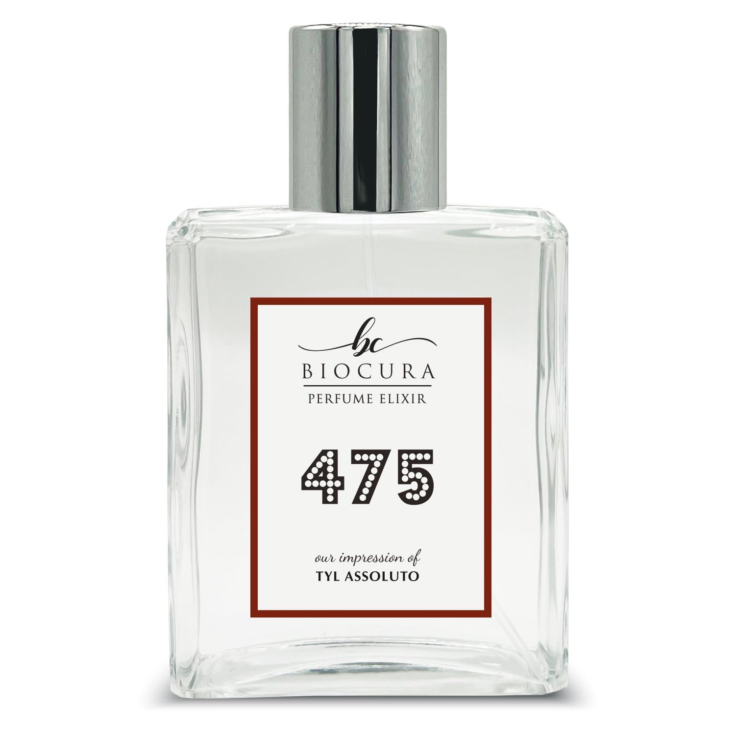 BIOCURA BC Perfume 475 Inspired by Tiziana Tyl Assoluto For Women & Men Replica Fragrance Dupes Eau de Parfum Spray Bottle 3.4 Fl Oz/100ml-X1