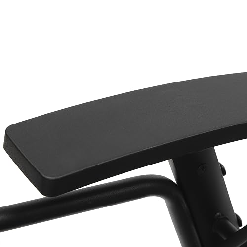 Tablet Arm Chair with Caster Wheels, Ergonomic Breathable Mesh Guest Nesting Stacking for Office School, Classroom, Training Conference, Waiting Room Black (with Desktop - 4pcs)