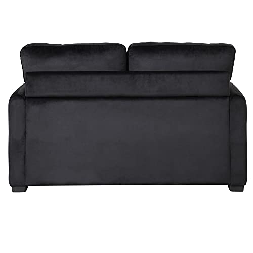 ERYE 3-in-1 Futon Daybed with Pull Out Sleeper Couch Bed, Loveseat Sofa W/Reclining Backrest Convertible Sleep Sofabed for Home RV Apartment Office Living Room