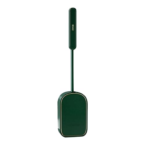 SAAKO Toilet Brush Silicone Toilet Bowl Brush and Holder with Plastic Handle Brush Toilet Cleaner Bathroom Cleaning Supplies