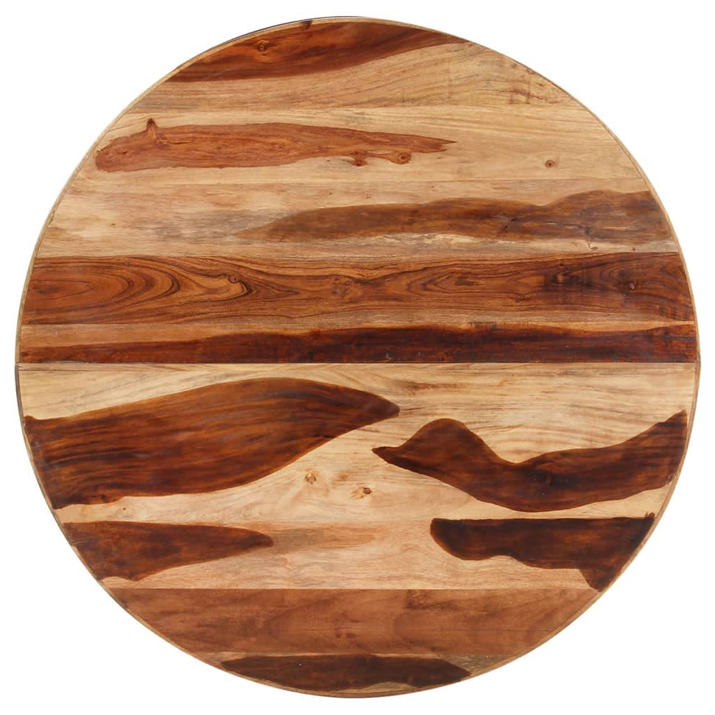 YPWRENH Coffee Table Bar Table Dining Table 39.4"x39.4"x29.5" Acacia Wood with Honey Finish for Dining Room, Kitchen or Living Room