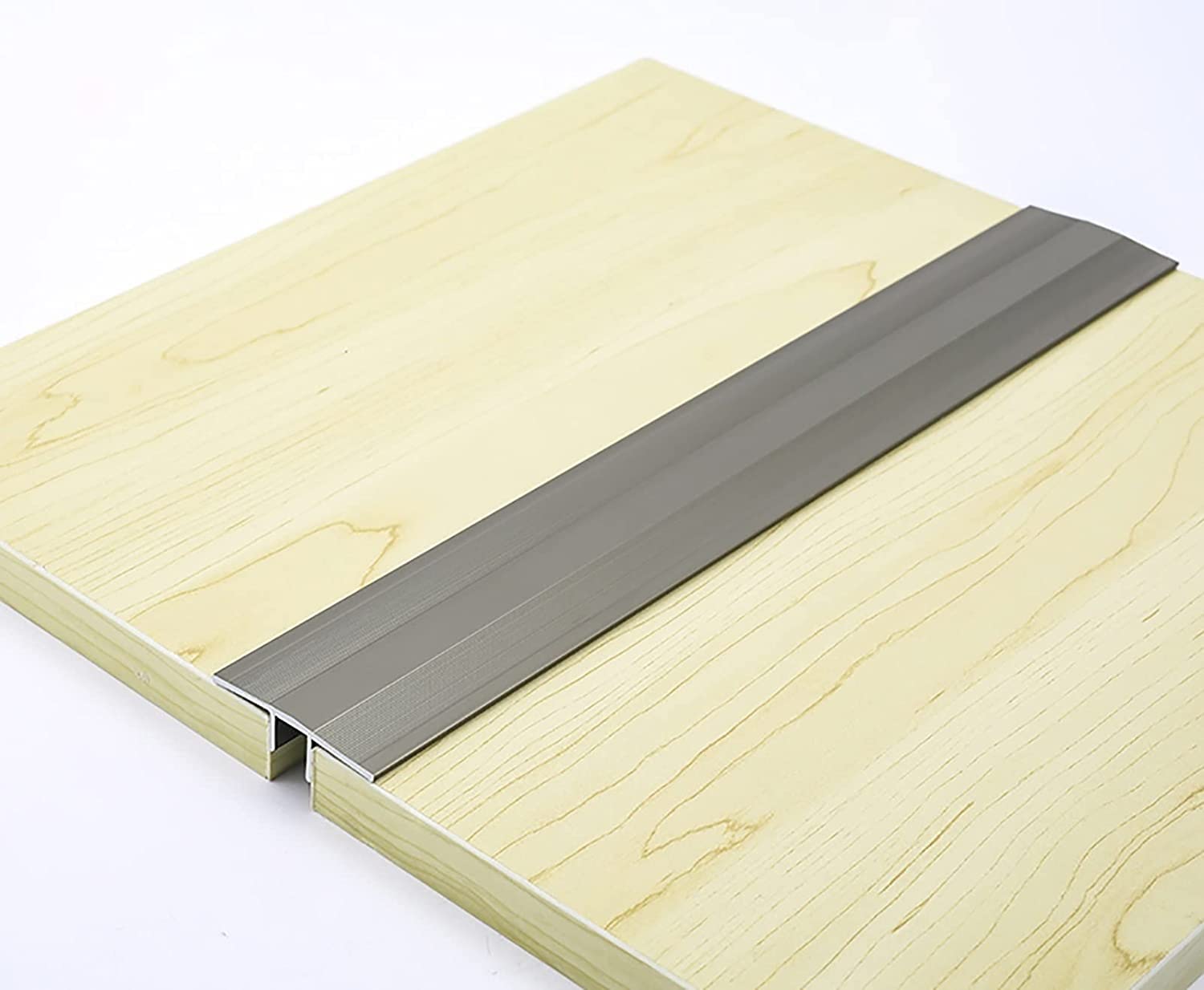 FURLOU T-Shaped Threshold Strips Flooring Transition Strip Non-Slip Transition Bars Floor Reducer Vinyl Edge Trim for Interior Doors