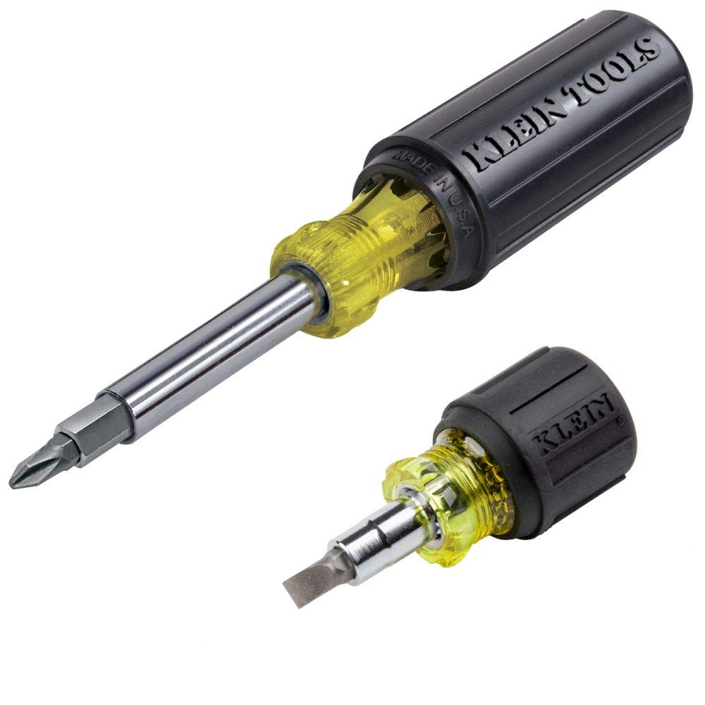 Klein Tools Multi-Bit Screwdriver Set - 11-in-1, 6-in-1 Stubby, 15-in-1 Ratcheting