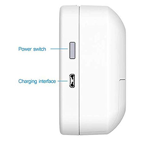 XWWDP Portable Mini Pocket Label Sticker Receipt Printer, Photo Printer,Compatible with Devices System for Child Painting Women Men Gift