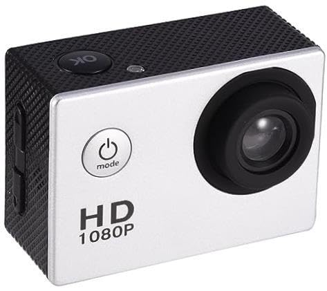 FOPEAS Waterproof Camera - Full Outdoor Sports Video Camcorder with LCD Display and Rechargeable Battery