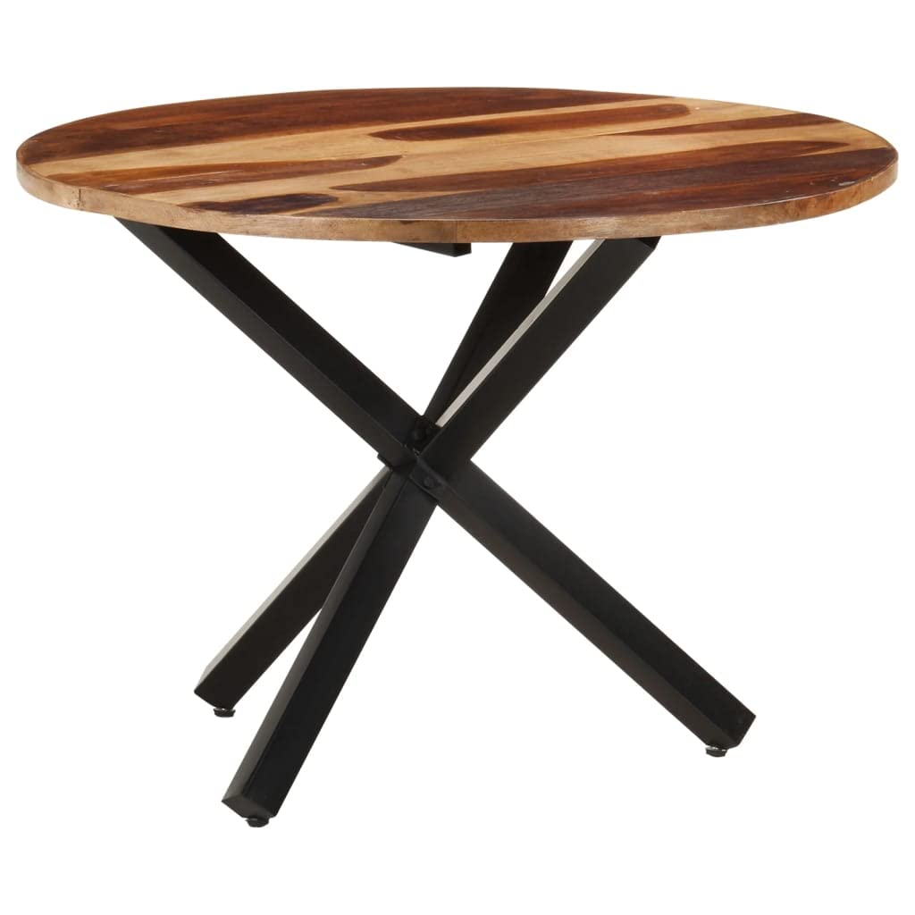 YPWRENH Coffee Table Bar Table Dining Table 39.4"x39.4"x29.5" Acacia Wood with Honey Finish for Dining Room, Kitchen or Living Room