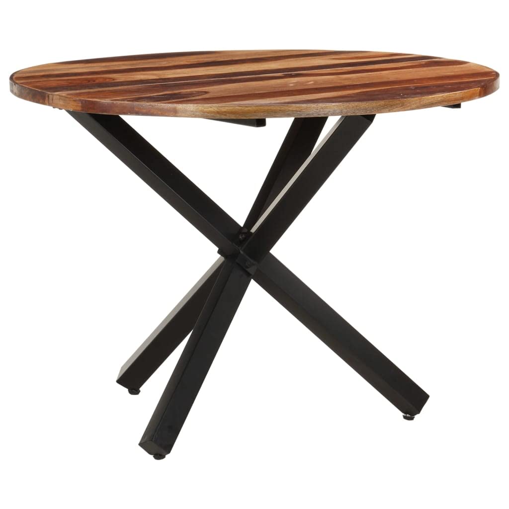 YPWRENH Coffee Table Bar Table Dining Table 39.4"x39.4"x29.5" Acacia Wood with Honey Finish for Dining Room, Kitchen or Living Room