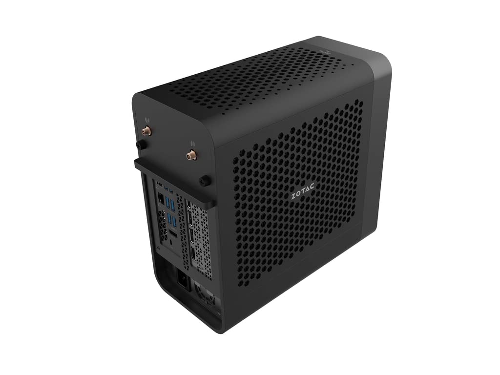 ZOTAC Magnus ONE ECM53060C Gaming & Entertainment Mini Desktop (Intel i5-10400 6-Core, 16GB RAM, 2TB m.2 SATA SSD + 2TB HDD (2.5), RTX 3060, Win 10 Home) with MS 365 Personal, Hub
