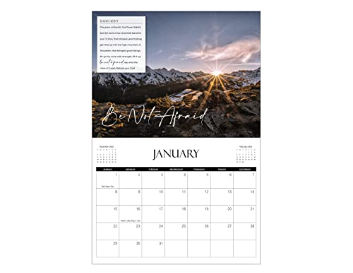 Be Not Afraid Bible Verse Wall Calendar 2023