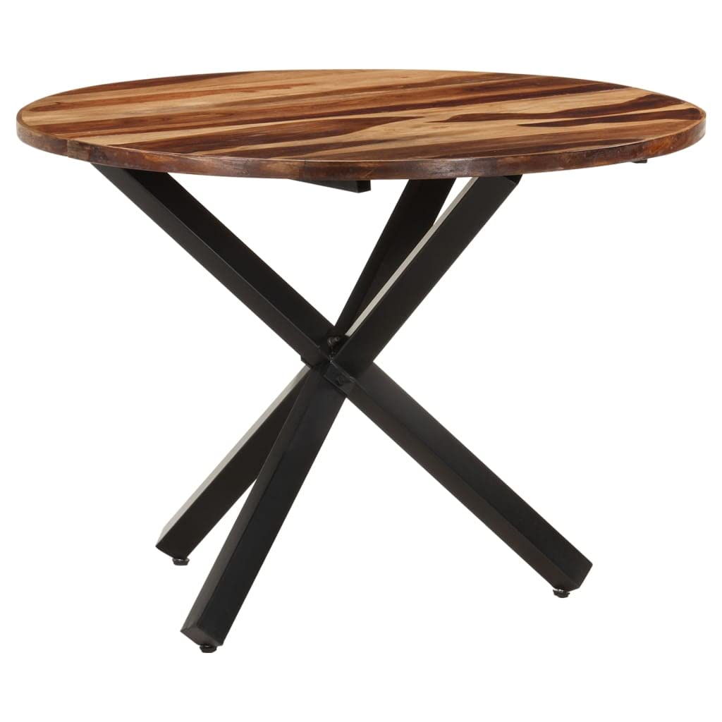 YPWRENH Coffee Table Bar Table Dining Table 39.4"x39.4"x29.5" Acacia Wood with Honey Finish for Dining Room, Kitchen or Living Room