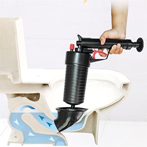 ZGJHFF Toilets Bathroom Kitchen Cleaner Kit Toilet Dredge Plug Air Pump Blockage Remover Drain Cleaner Sewer Sink Plunger (Color : D)