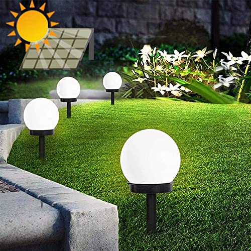OUSIKA Spot Lights Outdoor Solar Garden Light Waterproof LED Bulb Pathway Landscape Light Home Yard Patio Driveway Lawn Light Outdoor Camping Lights Spotlights