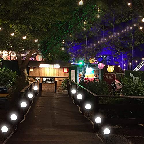 OUSIKA Spot Lights Outdoor Solar Garden Light Waterproof LED Bulb Pathway Landscape Light Home Yard Patio Driveway Lawn Light Outdoor Camping Lights Spotlights
