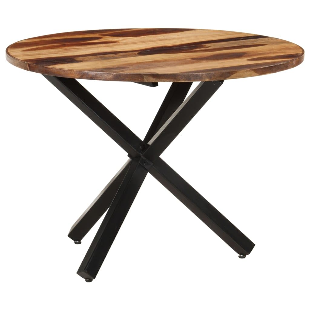 YPWRENH Coffee Table Bar Table Dining Table 39.4"x39.4"x29.5" Acacia Wood with Honey Finish for Dining Room, Kitchen or Living Room
