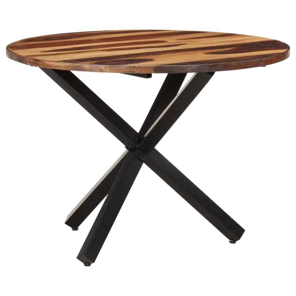 YPWRENH Coffee Table Bar Table Dining Table 39.4"x39.4"x29.5" Acacia Wood with Honey Finish for Dining Room, Kitchen or Living Room