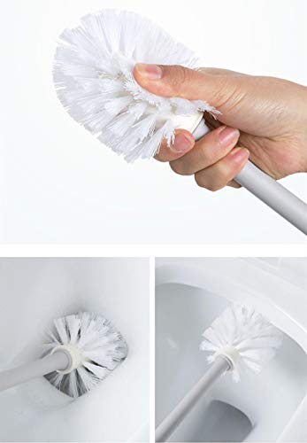Bathroom Toilet Bowl Brushes,Toilet Brush,Deep Cleaner Toilet Brushes,Floor Standing Toilet Brush Set,for Home Hotel Bathroom-Blue