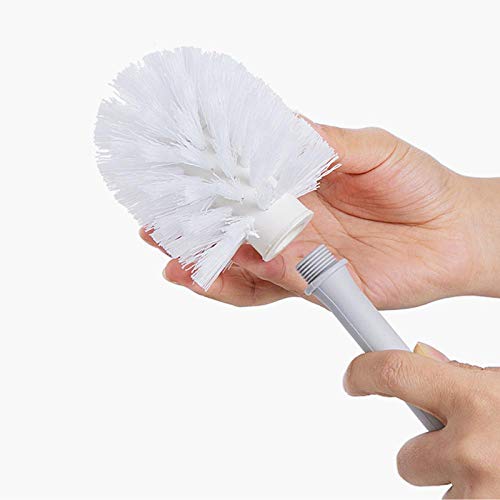 Bathroom Toilet Bowl Brushes,Toilet Brush,Deep Cleaner Toilet Brushes,Floor Standing Toilet Brush Set,for Home Hotel Bathroom-Blue