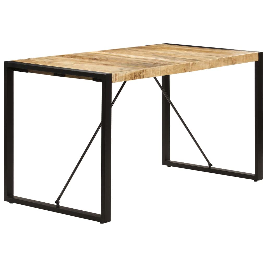 YPWRENH Cocktail Table Kitchen End Table Dining Table 55.1"x27.6"x29.5" Solid Mango Wood for Dining Room, Kitchen or Living Room