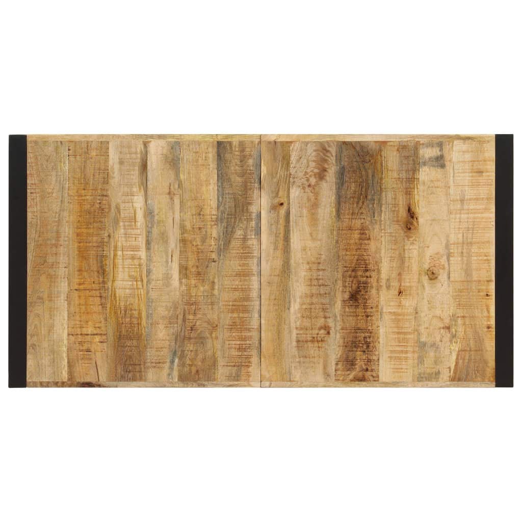 YPWRENH Cocktail Table Kitchen End Table Dining Table 55.1"x27.6"x29.5" Solid Mango Wood for Dining Room, Kitchen or Living Room