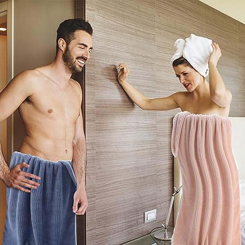 Bath Towels, Luxury Bath Towels, 27.5 X 55.1 Inches Highly Absorbent Quick Dry Towel, High Density Polyester Coral Fleece Easy to Carry for Bathrooms, Hotels, Spas, Kitchens, Gyms #