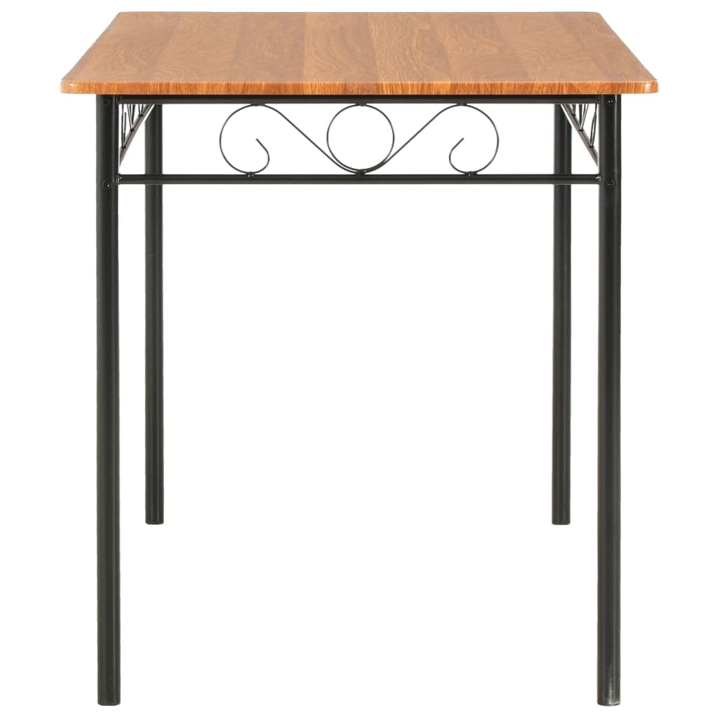YPWRENH Entrance Tables Decorative Tables Dining Table Brown 47.2 "x27.6 x29.5 MDF for Dining Room, Kitchen or Living Room
