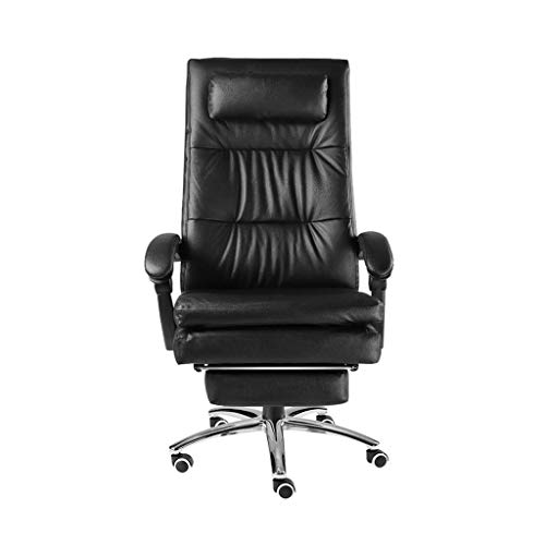 High Back Office Chair Executive Desk Chair with Padded Armrests,Adjustable Ergonomic Swivel Task Chair with Lumbar Support (Color :Black or Brown) (Color : D)