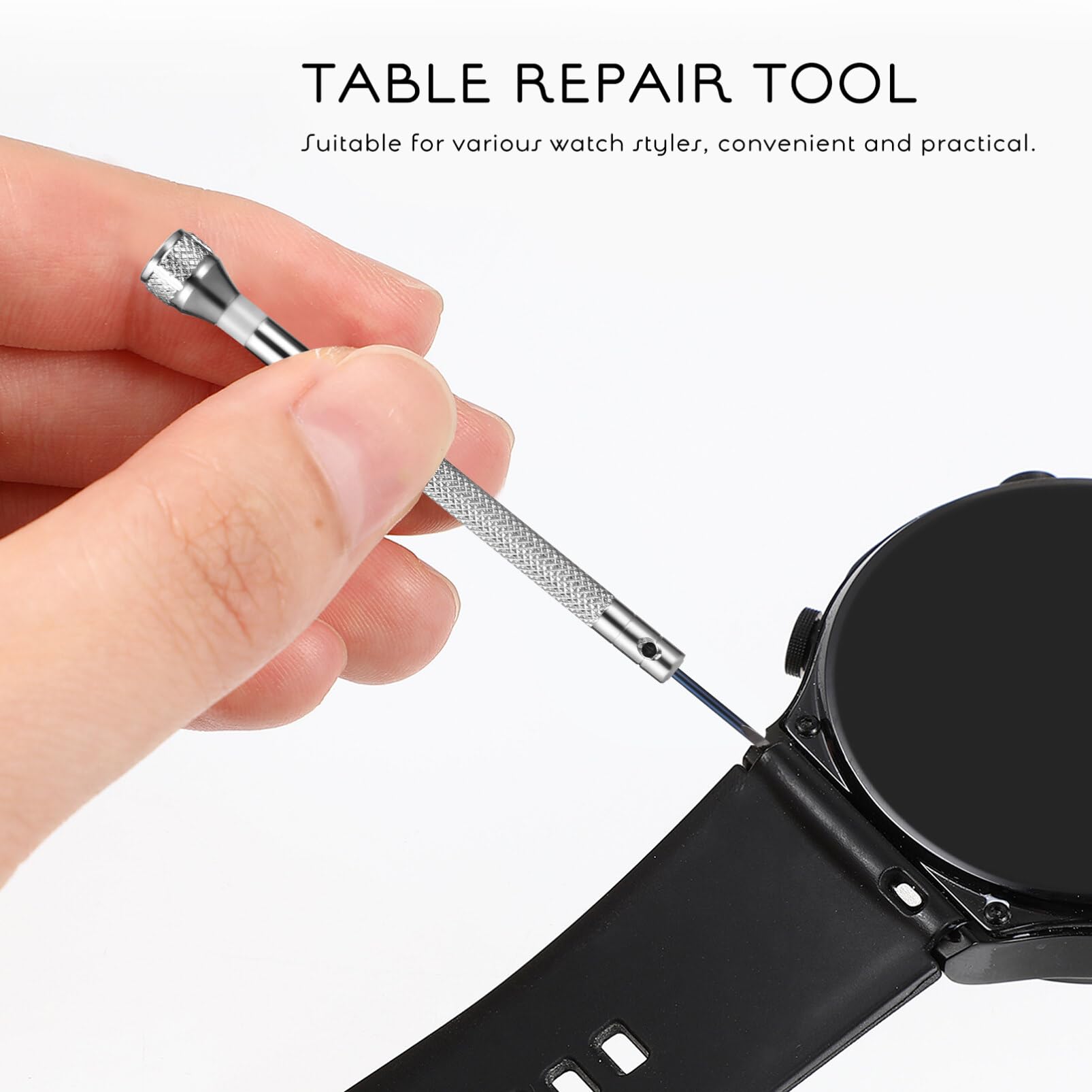 UKCOCO 13pcs Micro Precision Watch Screwdriver Set, with 13pcs Extra Replace Blades and 16pcs Steel Spring Bar Pins Repair Link Tool for Glasses Jewelry Electronics