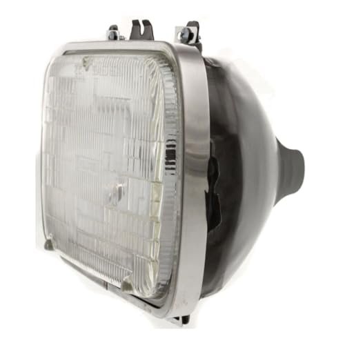 Hyiccoes Headlight Halogen Driver Passenger Side Clear Lens W/Bulb Headlamp for Tahoe 95,for Blazer 92 94-95,for K5 Blazer 78-86,for S10 Blazer 92-94,for Yukon 92-96,for C1500 Suburban 92-96