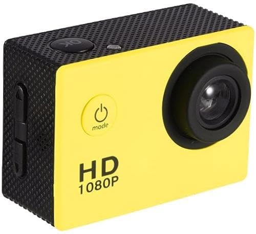 allesoky Waterproof Camera Kit - Full 1080P Sport Camcorder with Rechargeable Battery Mounting Accessories Included - Ideal for Outdoor Adventures