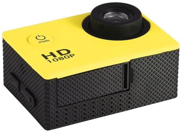 allesoky Waterproof Camera Kit - Full 1080P Sport Camcorder with Rechargeable Battery Mounting Accessories Included - Ideal for Outdoor Adventures