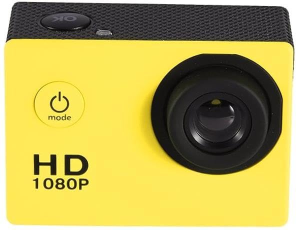 allesoky Waterproof Camera Kit - Full 1080P Sport Camcorder with Rechargeable Battery Mounting Accessories Included - Ideal for Outdoor Adventures