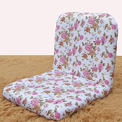 LLLY Lazy Sofa -Adjustable Floor Sofa Chair, Multiangle Padded Floor Chair, Cushioned Back Support Versatile (Color : Gray)