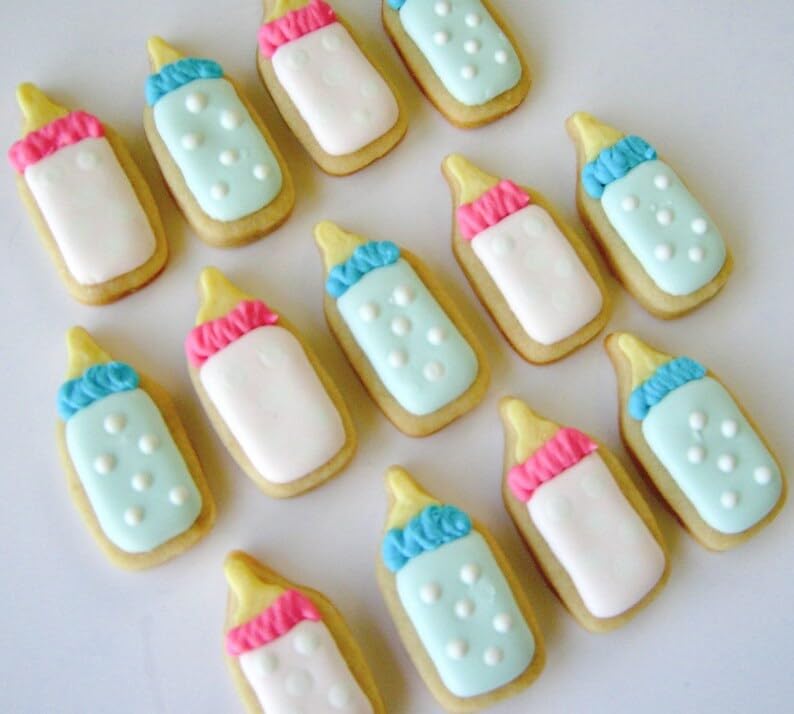 Mini Baby Bottle Cookie Cutter 1.75'' Metal | Baby Shower | Birthday Party - ABANGDA STORE