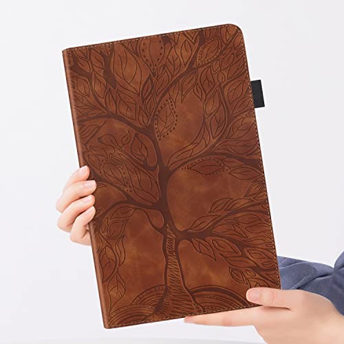 Tablet PC Case Compatible With Samsung Galaxy Tab A8 10.5-Inch 2021 (SM-X200/X205/X207) PU Leather Case Flip Wallet Protective Cover Tree Of Life Tablet Case Card Slot Tablet PC Cover Protective Cover
