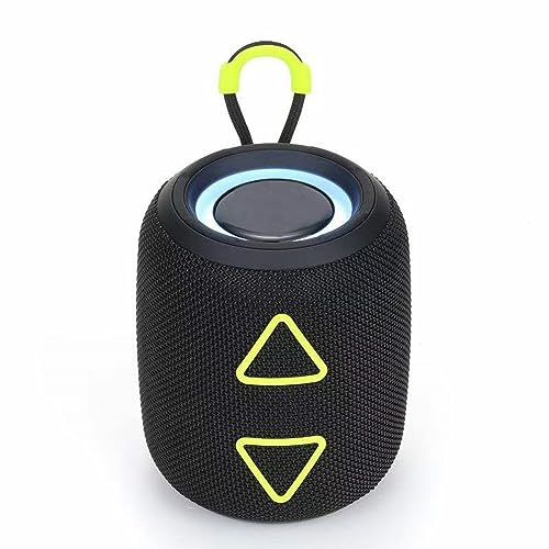 TGUCITESEN Bluetooth Portable Speaker,Wireless Bluetooth Speakers V5.1USB Card,Wireless Speakers with Bluetooth,Micro SD Card,for Outdoor,Travel,Beach,Camping,Indoor Black (X1)